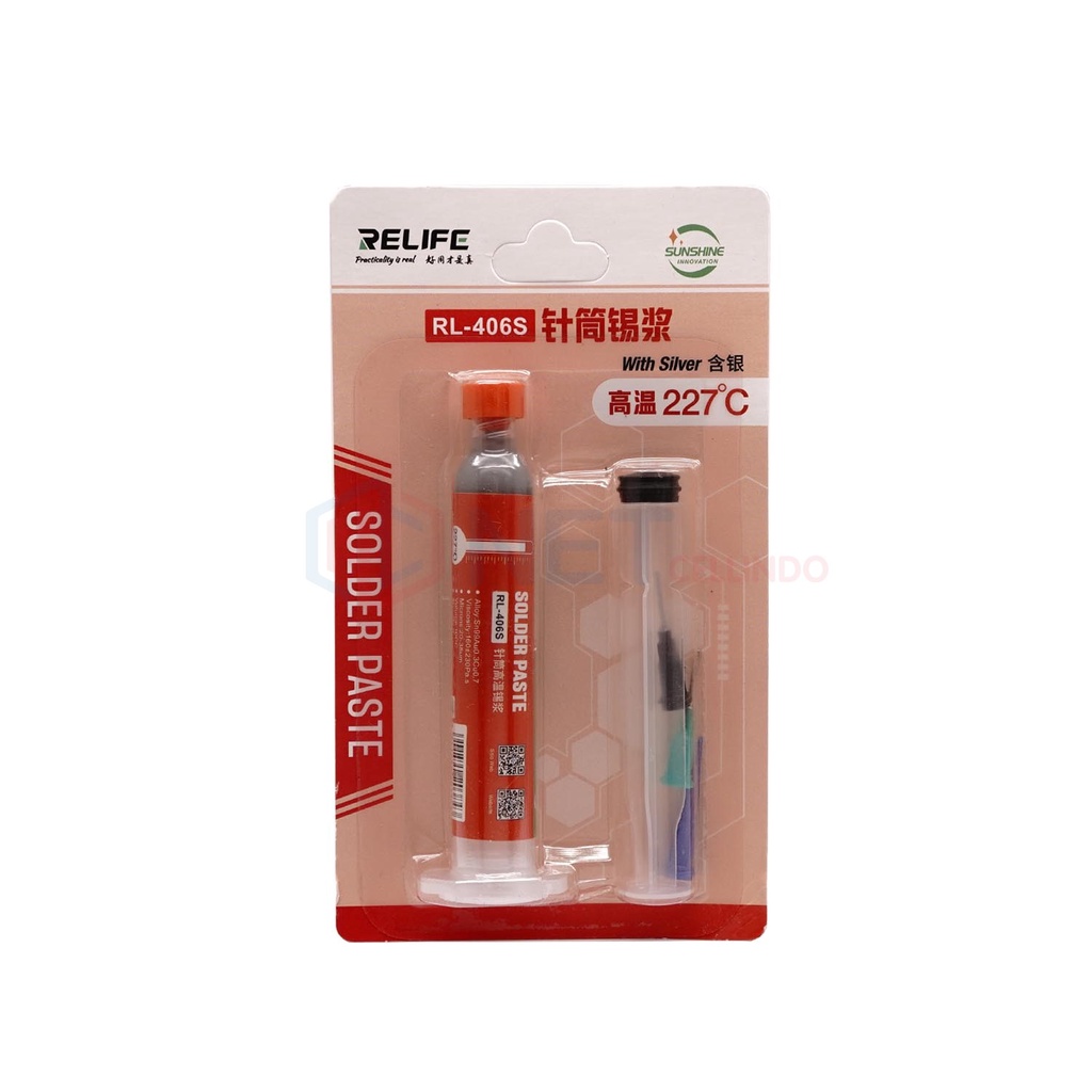 Jual TOOL FLUX RELIFE RL-406S / FLUX RELIFE RL-406S 10CC 227'C | Shopee ...