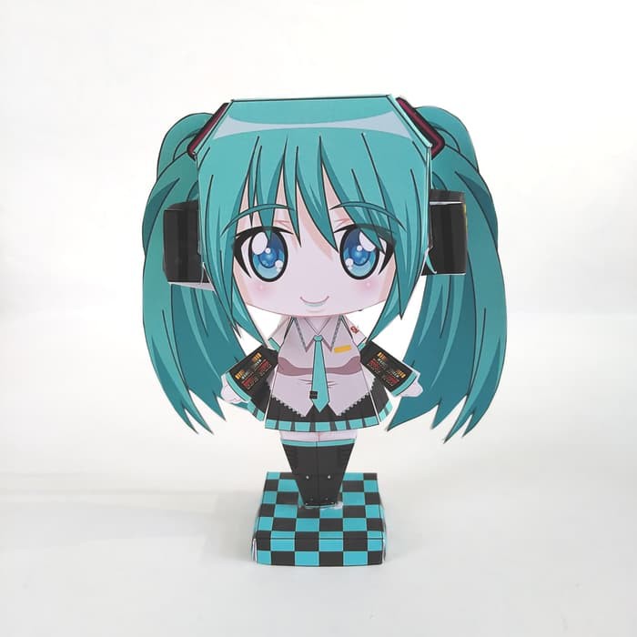 Jual Template Papercraft Figure Hatsune Miku Vocaloid | Shopee Indonesia
