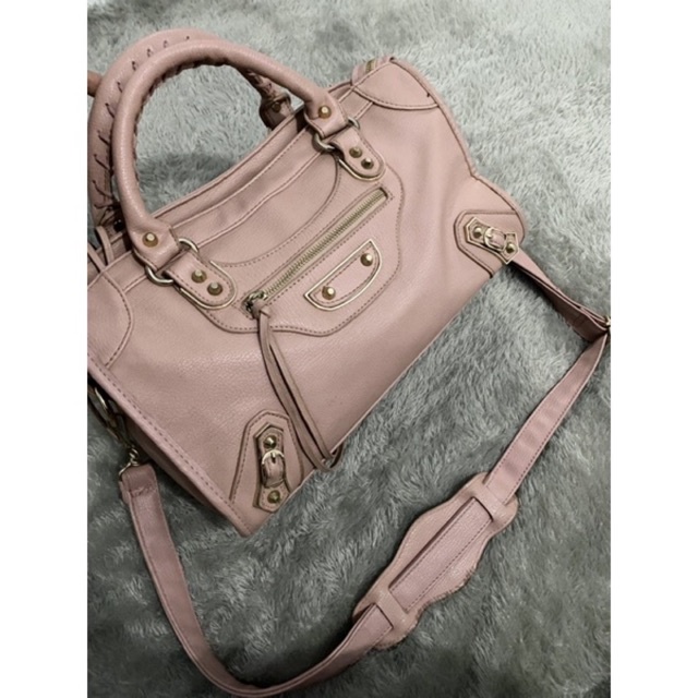 Jual Ala Balenciaga Bag Pink Preloved | Shopee Indonesia