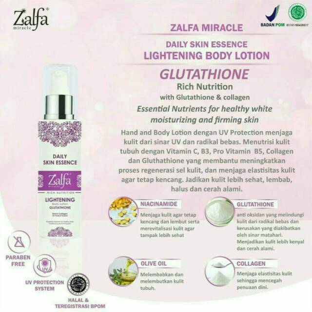 Jual Handbody Zalfa Miracle | Shopee Indonesia