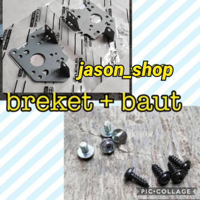 Jual paket breket head unit + baut avanza xenia tahun 2004-2011 paket ...