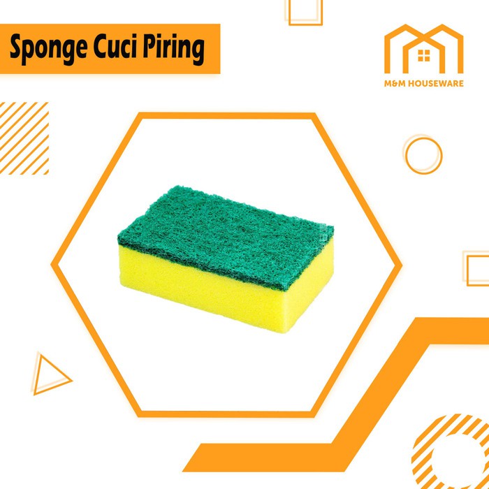 Jual BUSA SPONS / SPONGE CUCI PIRING MURAH TEBAL DAN AWET | Shopee ...