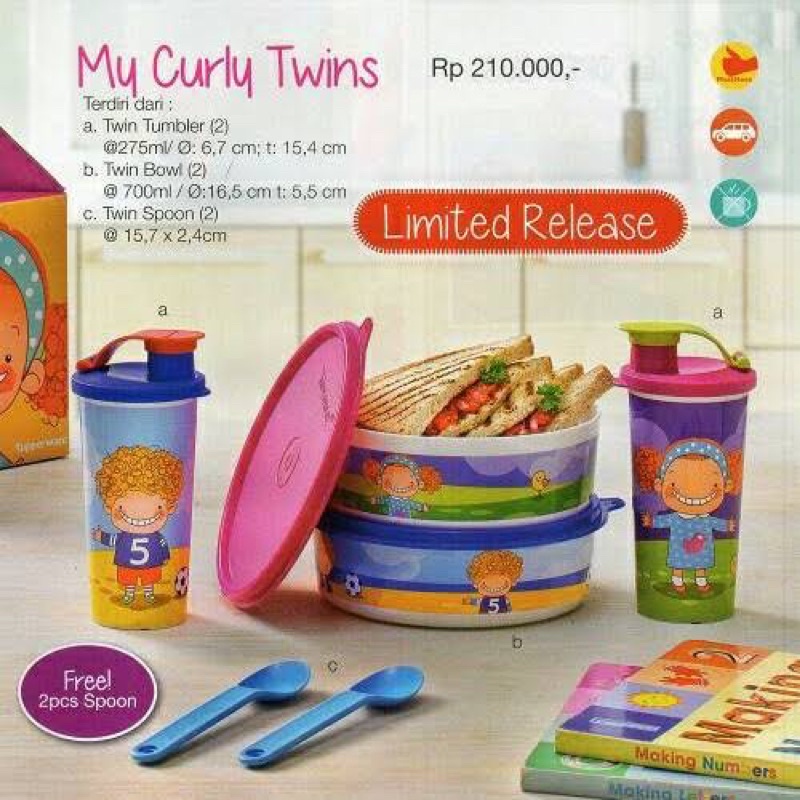 Jual TUPPERWARE MY CURLY TWINS | Shopee Indonesia