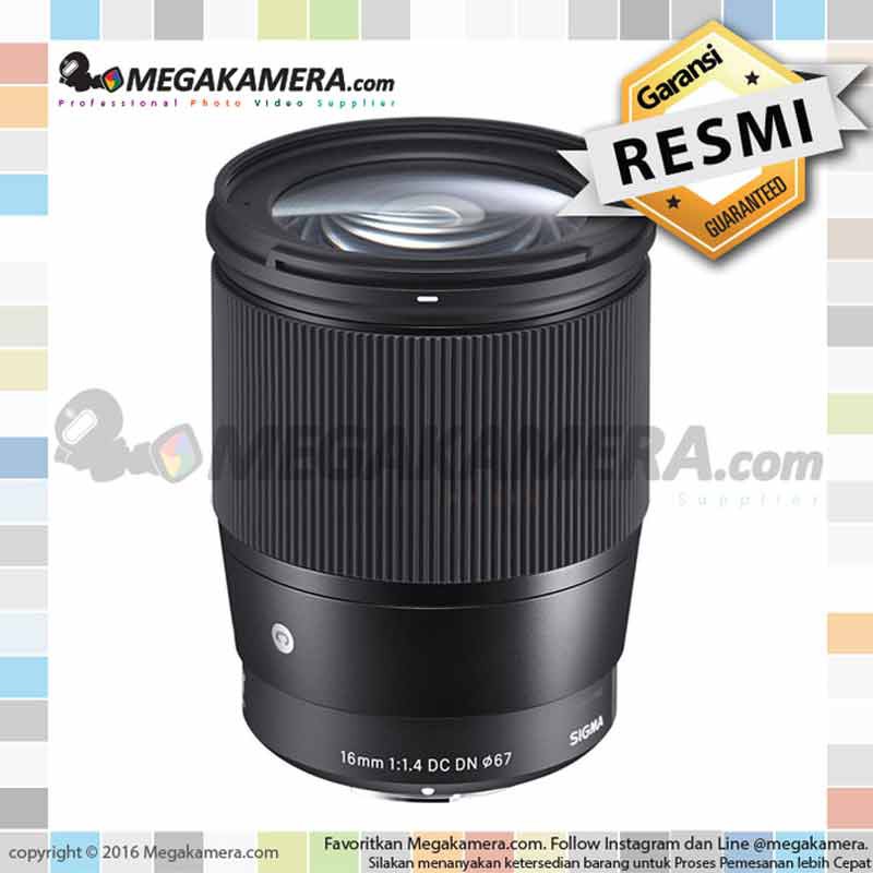 Jual Lensa Sigma 16mm f1.4 DC DN for Sony E-Mount | Shopee Indonesia