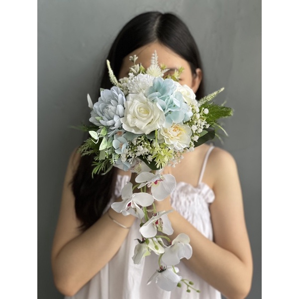 Jual ARTIFICIAL BOUQUET WEDDING / HAND BOUQUET / FLOWER BOUQUET / BUKET ...