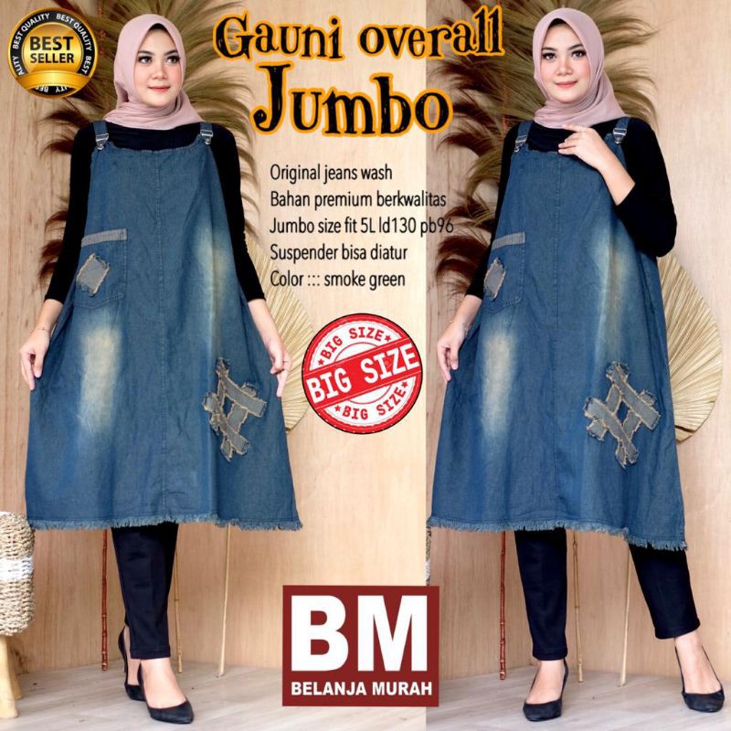 Jual GAUNI OVERALL JUMBO BY BM | Shopee Indonesia