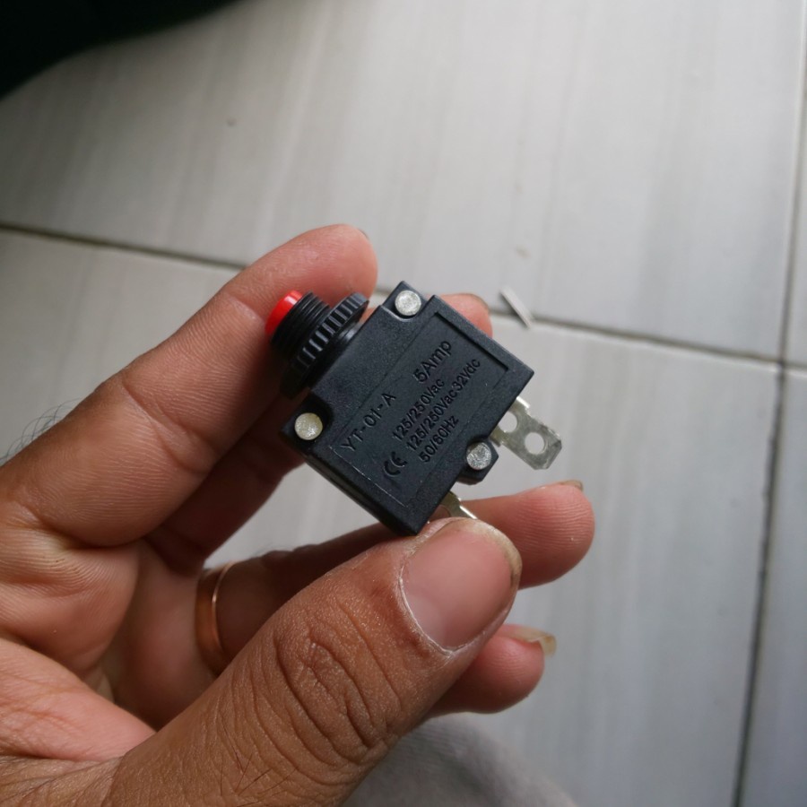 Jual sparepart dental unit overload protector braker kompressor oilless ...