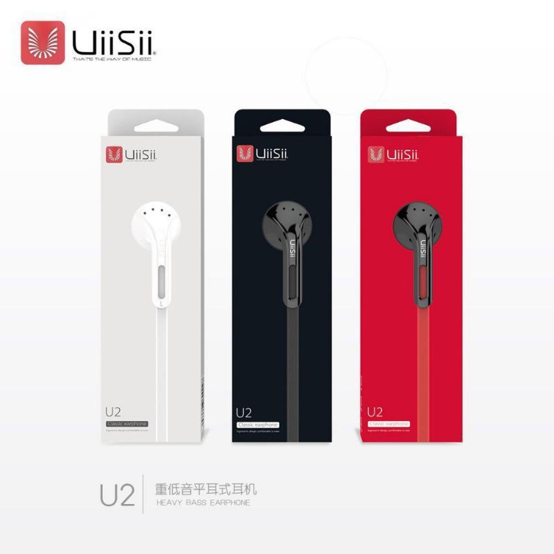 Jual Headset Handsfree Earphone UiiSii U2 Original High Performance ...