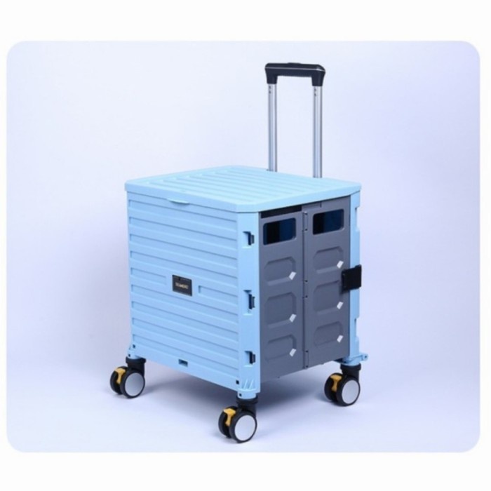 Jual Keranjang lipat Box koper box belanja troley troli Trolley lipat ...