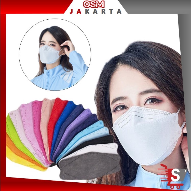 Jual OSM JKT - M920 (10 PCS) Masker KF94 Korea Style 4 Ply / Protective ...