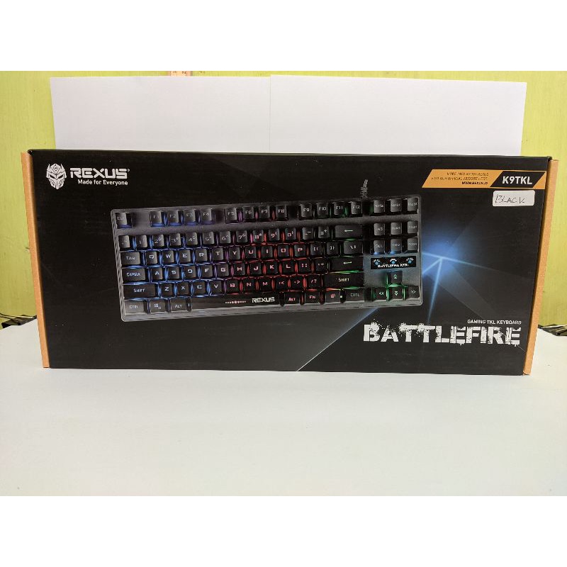 Jual Keyboard Gaming/Gaming Keyboard TKL Rexus Battlefire K9TKL ...