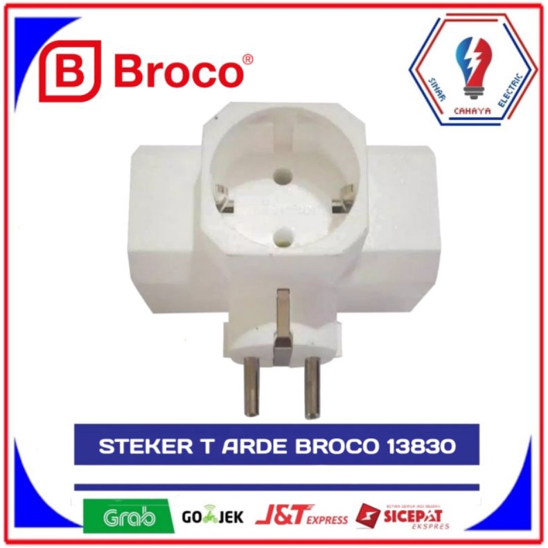Jual Steker T Arde Broco 10A Bahan SNI Harga Grosir 13830 | Shopee ...