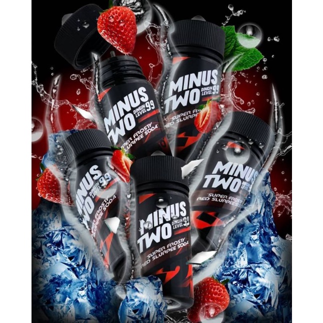 Jual MINUS TWO V3 SUPER FROSTY RED SLURPEE SODA 100ML | Shopee Indonesia