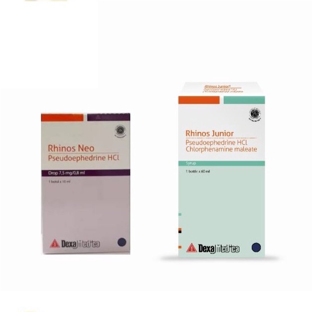 Jual RHINOS NEO DROP 10 ML & JUNIOR SIRUP 60 ML | Shopee Indonesia