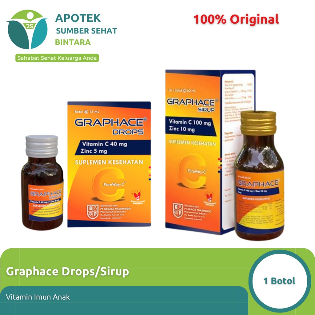 Jual Graphace drop/Sirup Vitamin Imun Anak | Shopee Indonesia