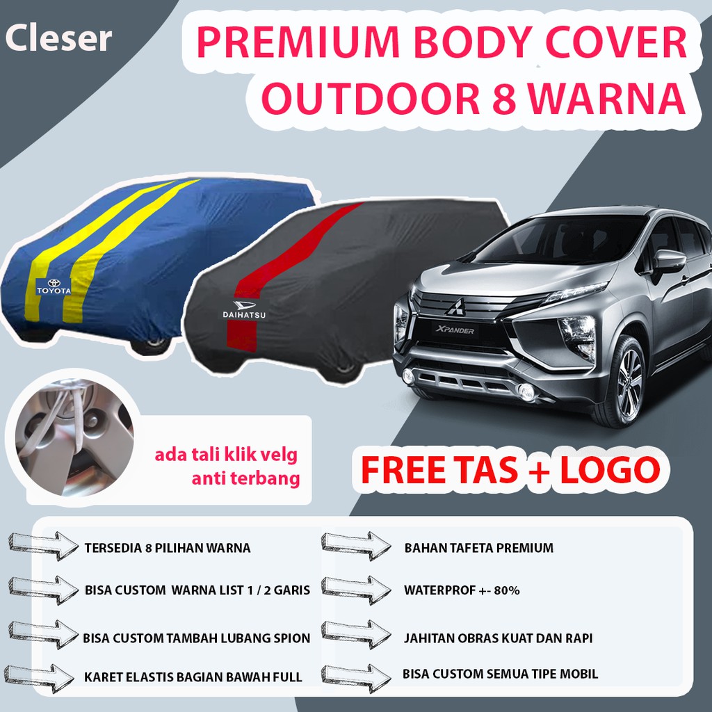 Jual PREMIUM Cover Mobil Xpander Sarung Mobil Xpander/Expander/Xpander ...