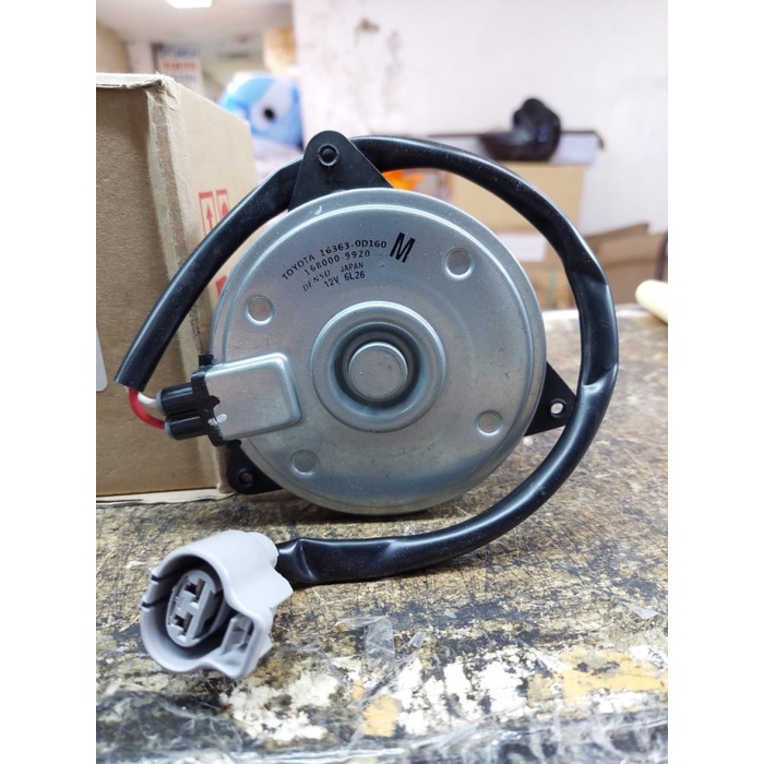 Jual Motor cooling fan corolla altis new altis 16363-0D160 denso asli ...