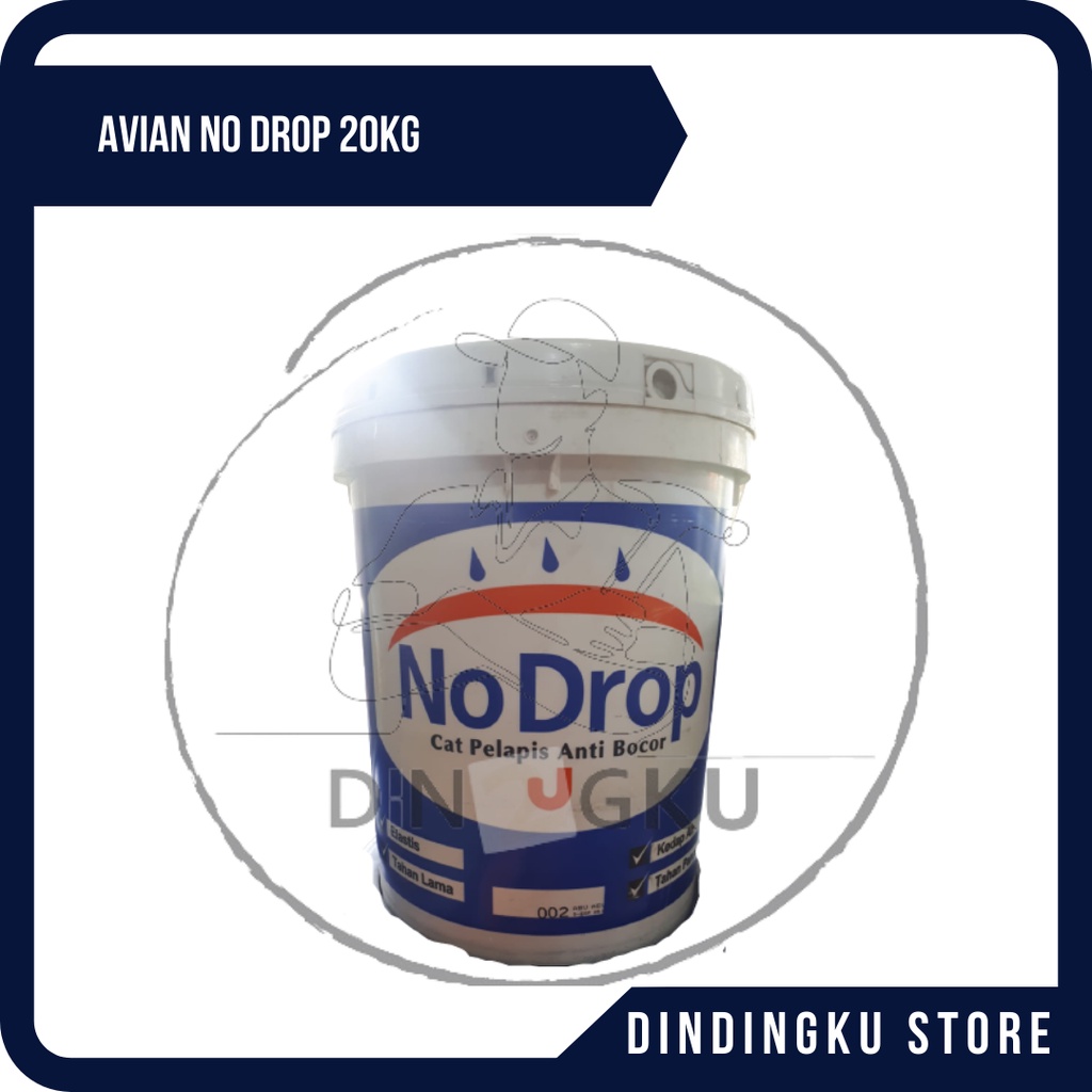 Jual Avian No Drop Cat Tembok Waterproofing 20kg | Shopee Indonesia