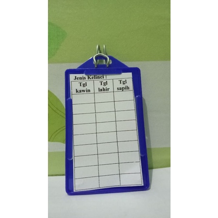 Jual label/papan data record peternakan kelinci | Shopee Indonesia