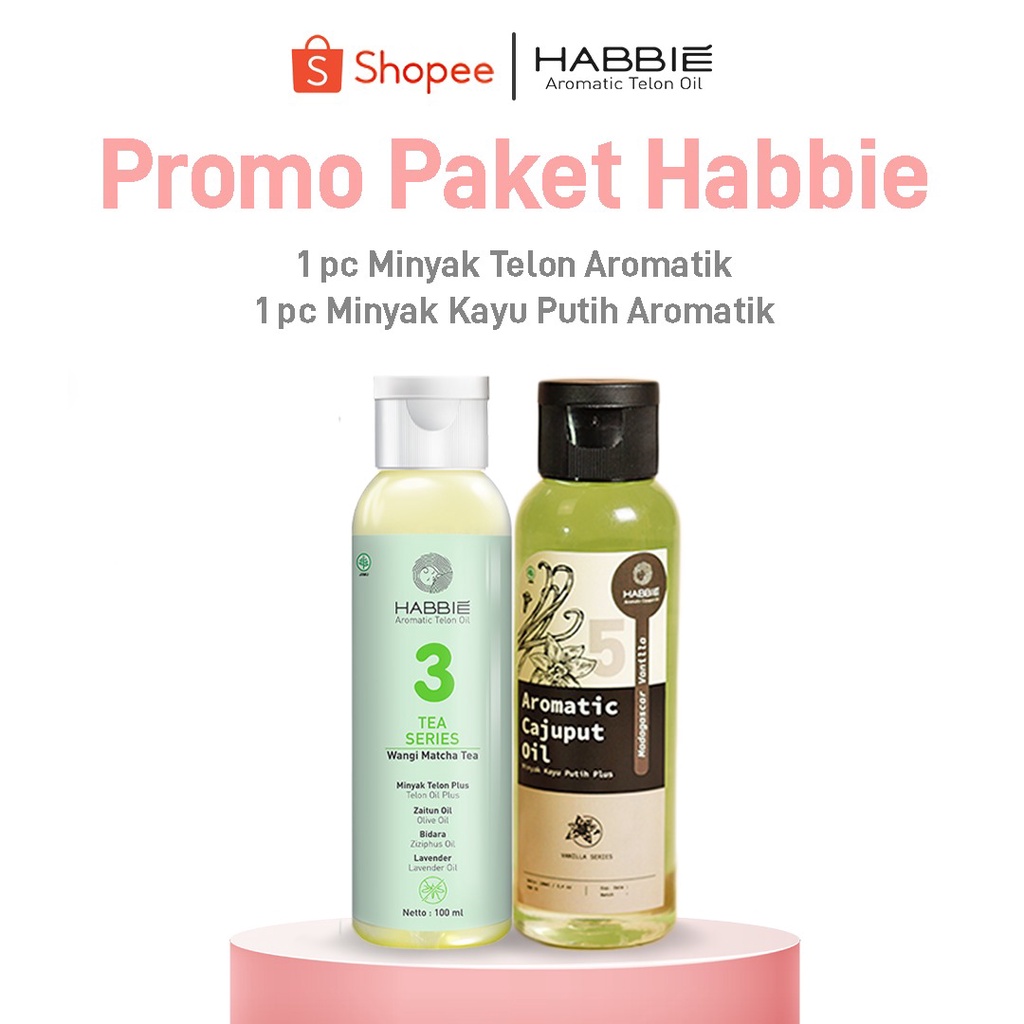 Jual Paket Habbie Telon + Kayu Putih Aromatik ALL VARIANT | Shopee ...