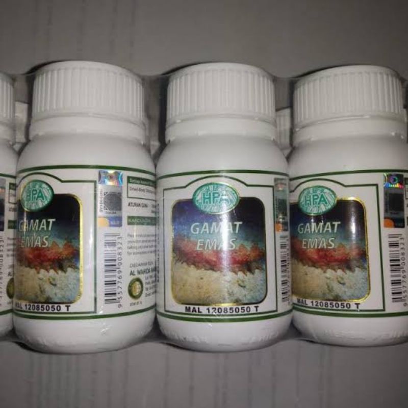 Jual Kapsul Gamat Emas Malaysia Hpa | Shopee Indonesia