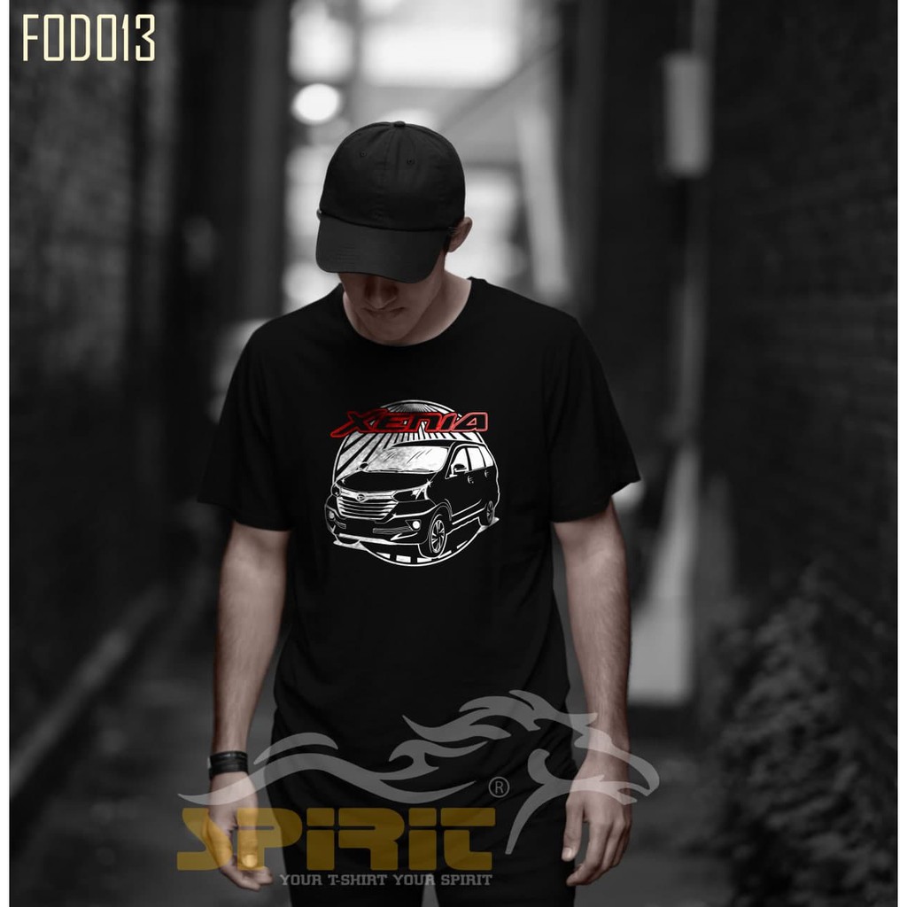 Jual Kaos Mobil Daihatsu Xenia Front Side Keren Baju Otomotif Distro Satuan Jumbo Big size ...