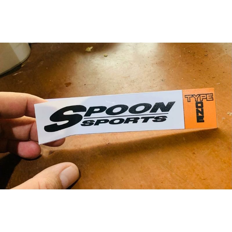Jual Sticker JDM Spoon Sport Type One | Shopee Indonesia