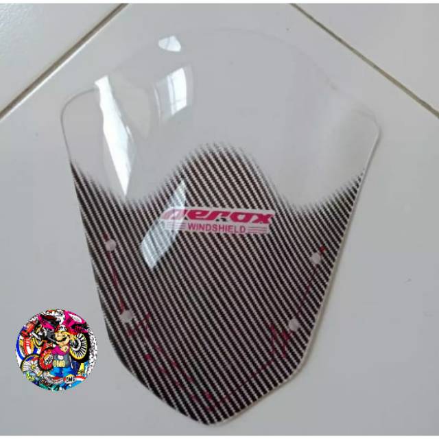 Jual VISOR AEROX - WINDSHIELD - WINSIL YAMAHA AEROX 155 KARBON CARBON ...
