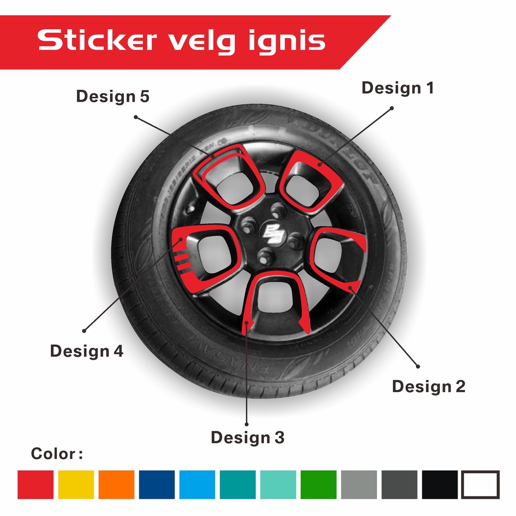 Jual sticker velg suzuki ignis | Shopee Indonesia