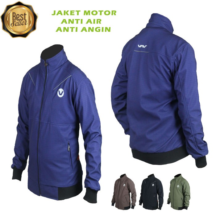 Jual Jaket Motor Anti Air Dan Angin Touring Pria Model VNW4 | Shopee ...