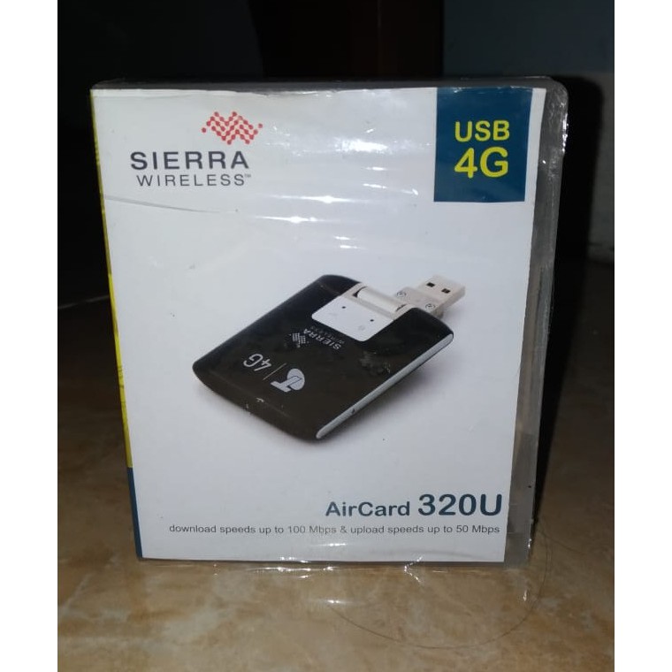 Jual Modem Sierra 320U Aircard USB 4G LTE 100 Unlock Support Router 3G ...