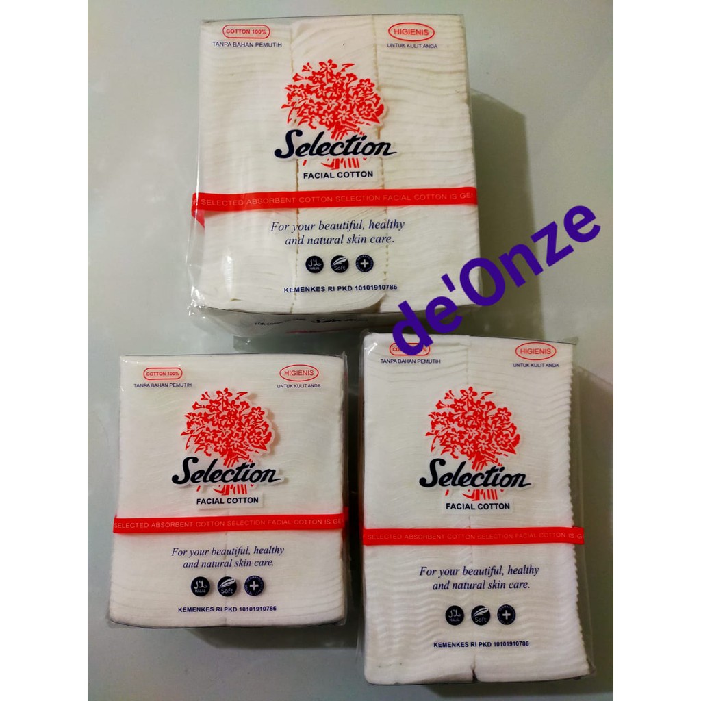 Jual Kapas Selection Facial Cotton 35gr/50gr/75gr | Shopee Indonesia