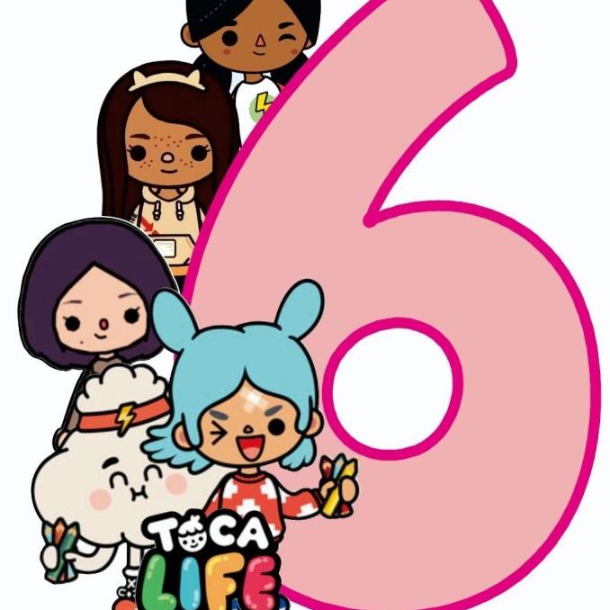 Jual Toca Boca Table Decor Angka Ulang Tahun 30X40Cm Dekorasi Ultah ...