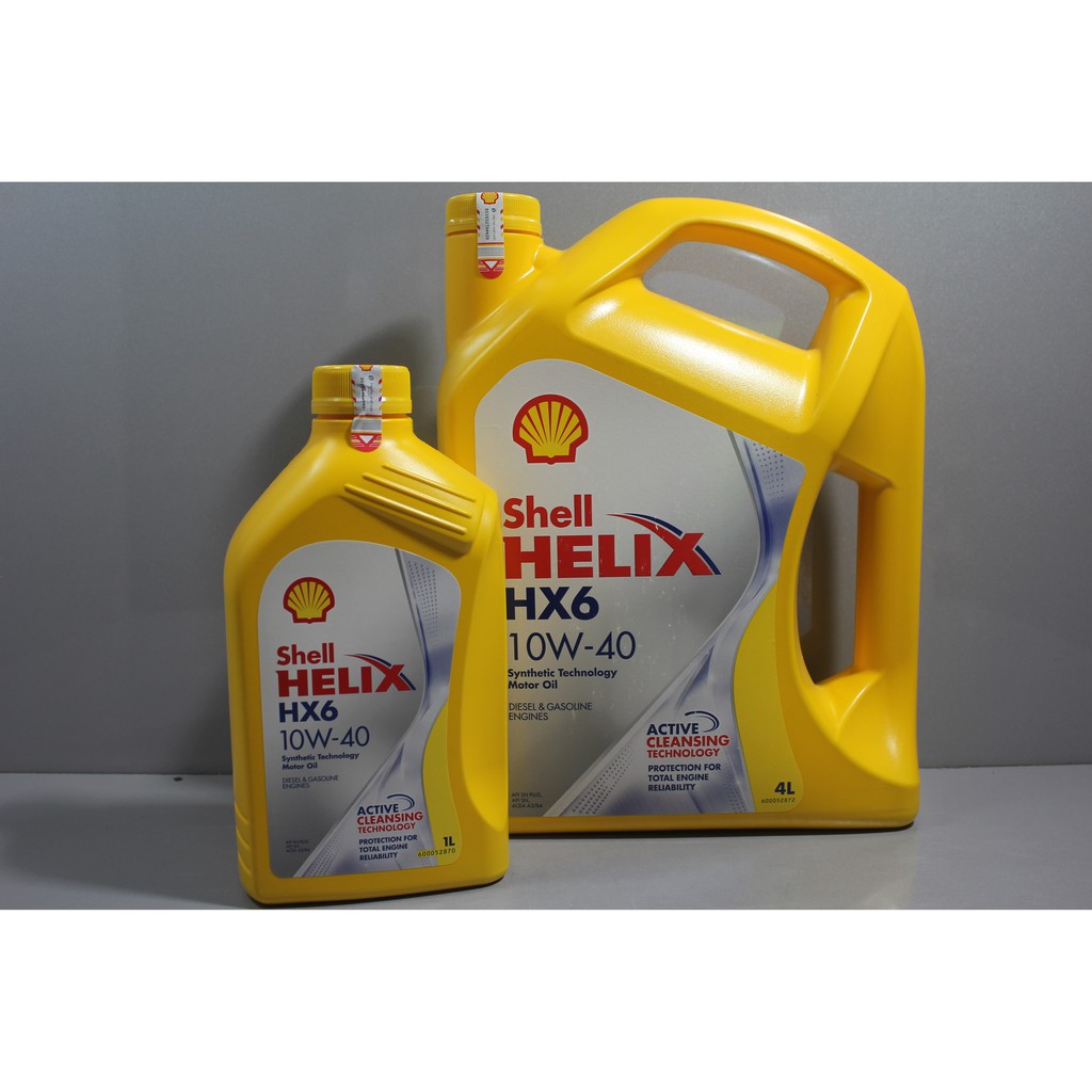 Jual Shell Helix Oli Mobil HX-6 10W-40 100% ORIGINAL | Shopee Indonesia