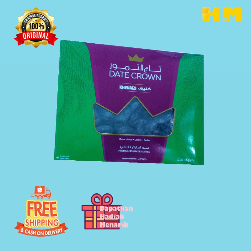 Jual Kurma Premium Emirates Dates 1kg/ Pelancar Pencernaan Baik Untuk ...