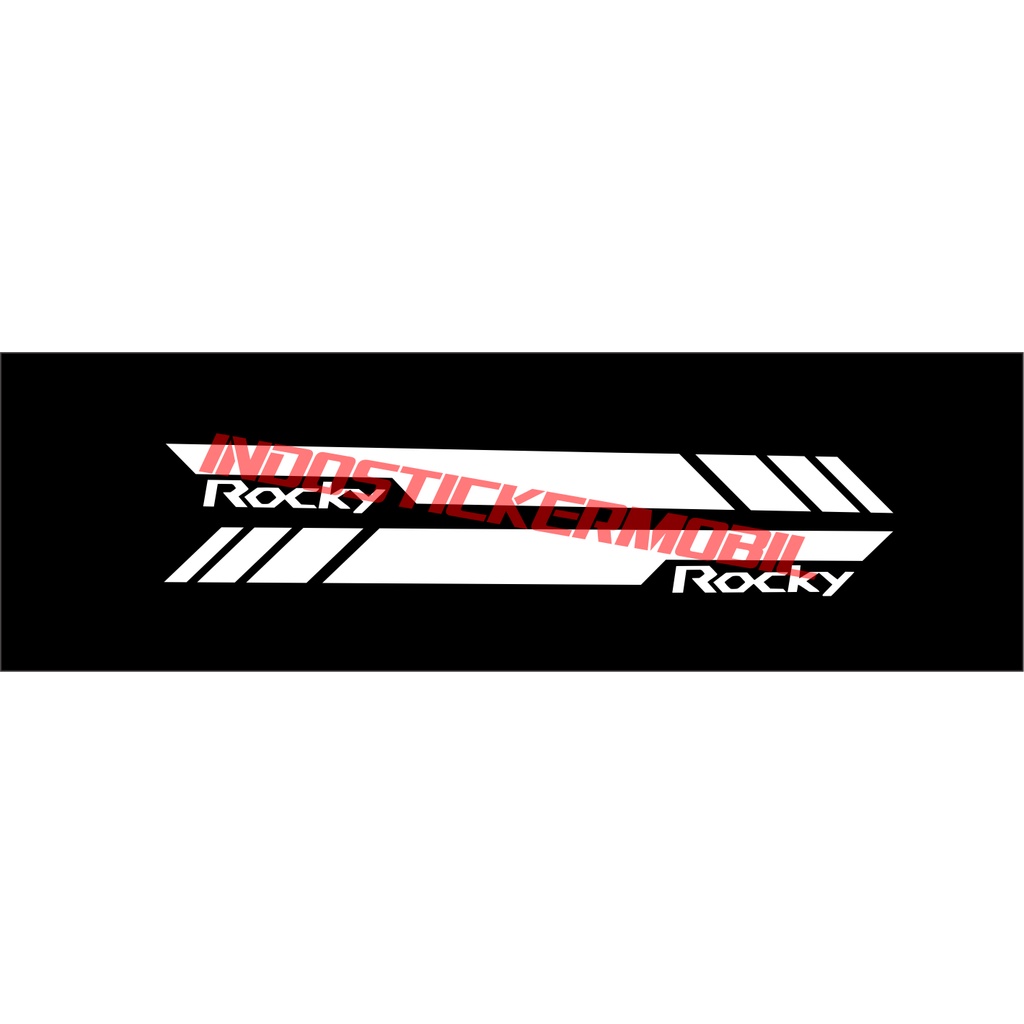 Jual Sticker stiker mobil rocky sticker list daihatsu rocky raize ...