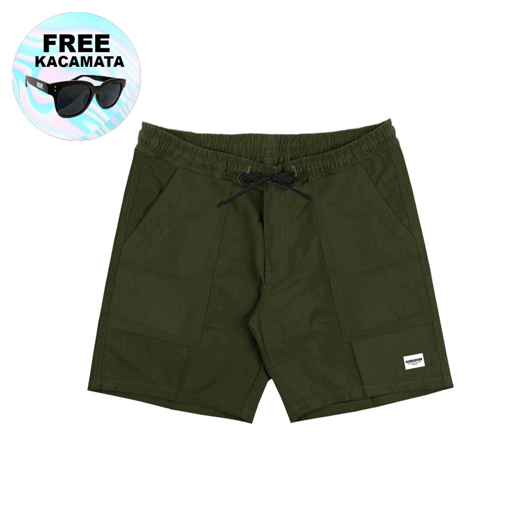 Jual Hgvr Short Pants Hsrp 8 Green Army Gratis Kacamata Dan Sticker ...
