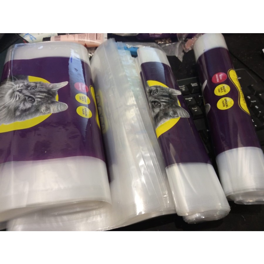 Jual Plastik Repack Packing Makanan Kucing Merk Bolt - 20lbr | Shopee ...