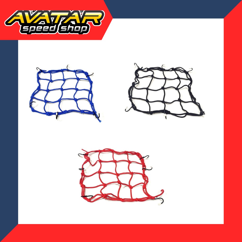Jual Jaring Pengikat Helm Motor dan Barang Serbaguna / Jaring Helm ...