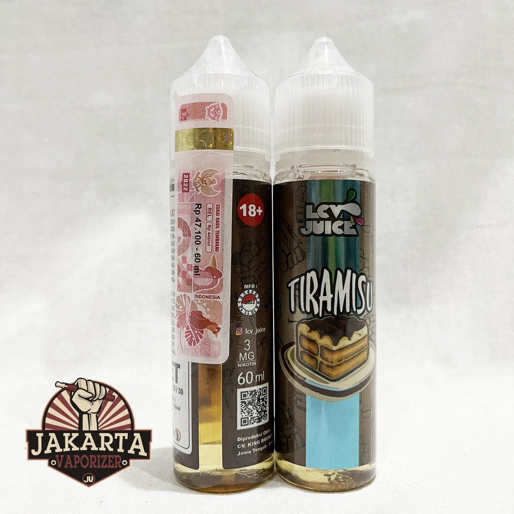 Jual LCV Tiramisu 60Ml by King Brewery E Liquid LCV Juice Vapor Vape ...