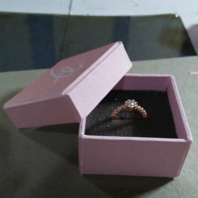 Jual Custom box cincin + cetak logo | Shopee Indonesia