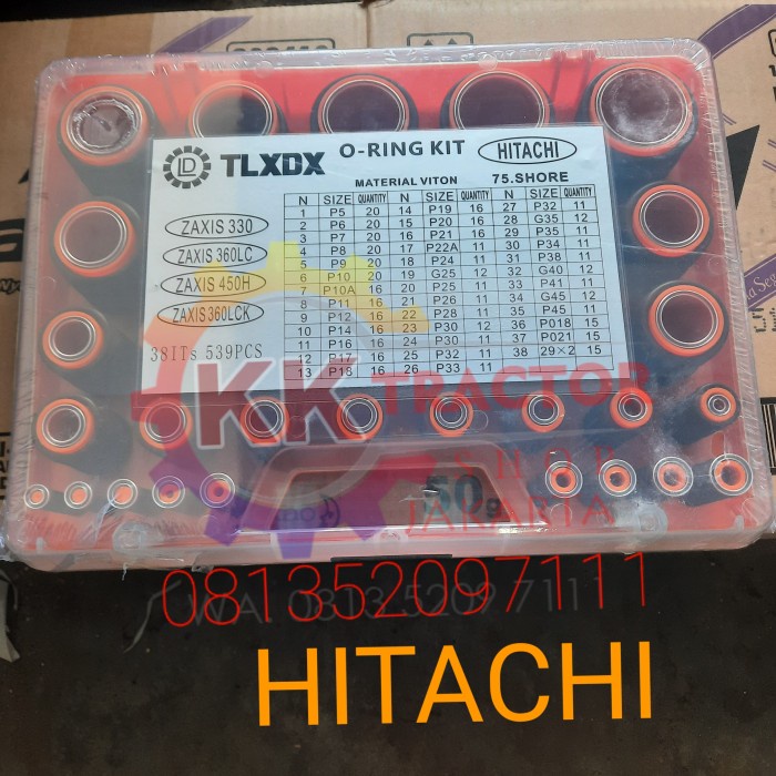 Jual ORING BOX HITACHI O-RING HITACHI ORING HITACHI EX200 ZX210 BAHAN ...