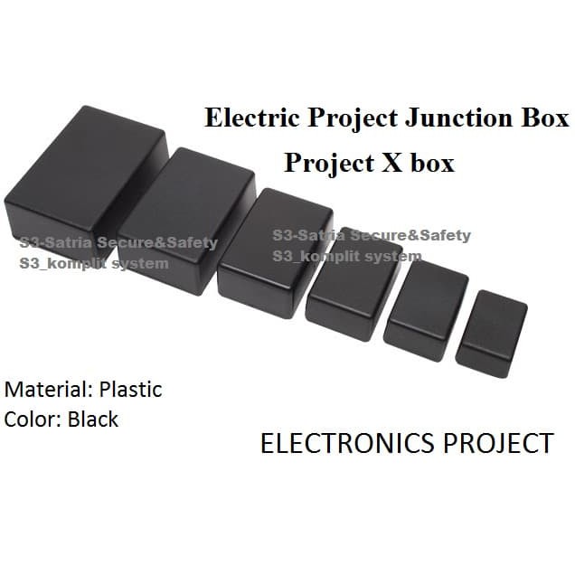 Jual Electronic BOX Projek / BOX HITAM X5 / Casing Driver | Shopee ...