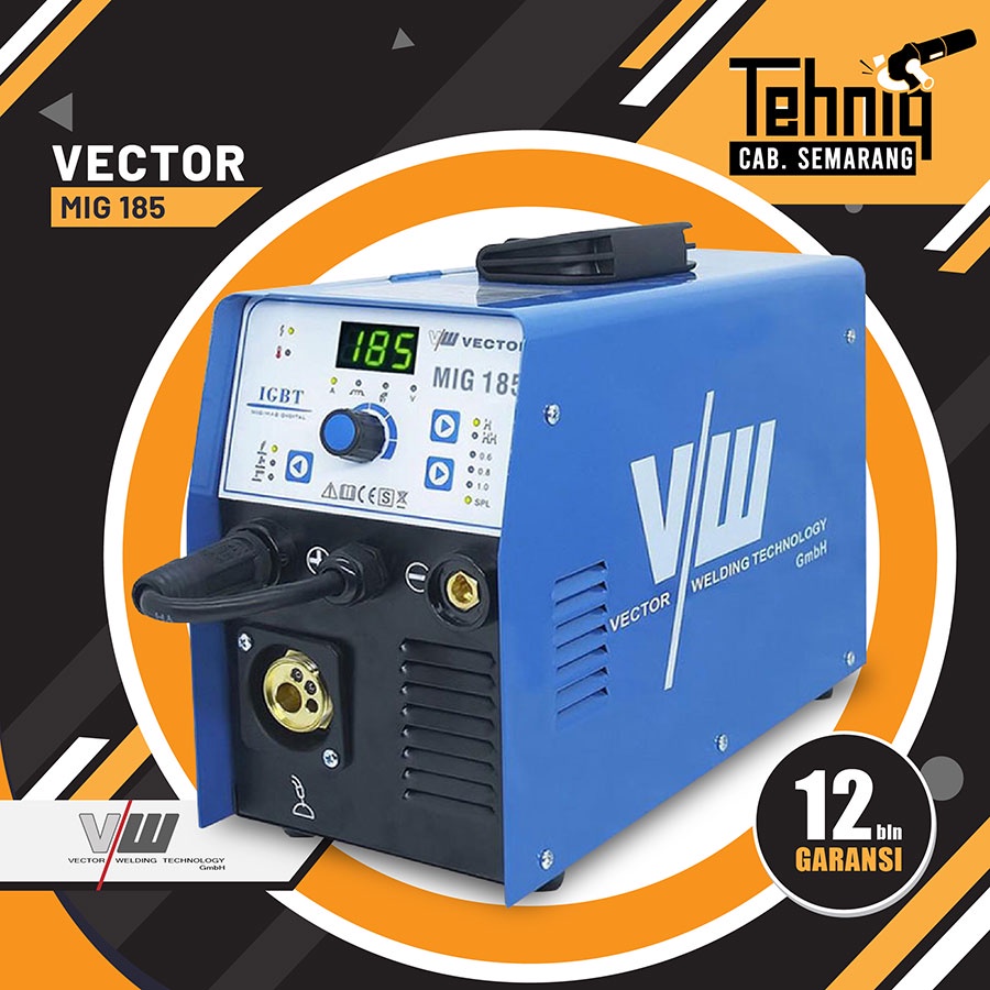 Jual Mesin Las Listrik / Trafo Las Welding Machine VECTOR MIG 185 Gas ...