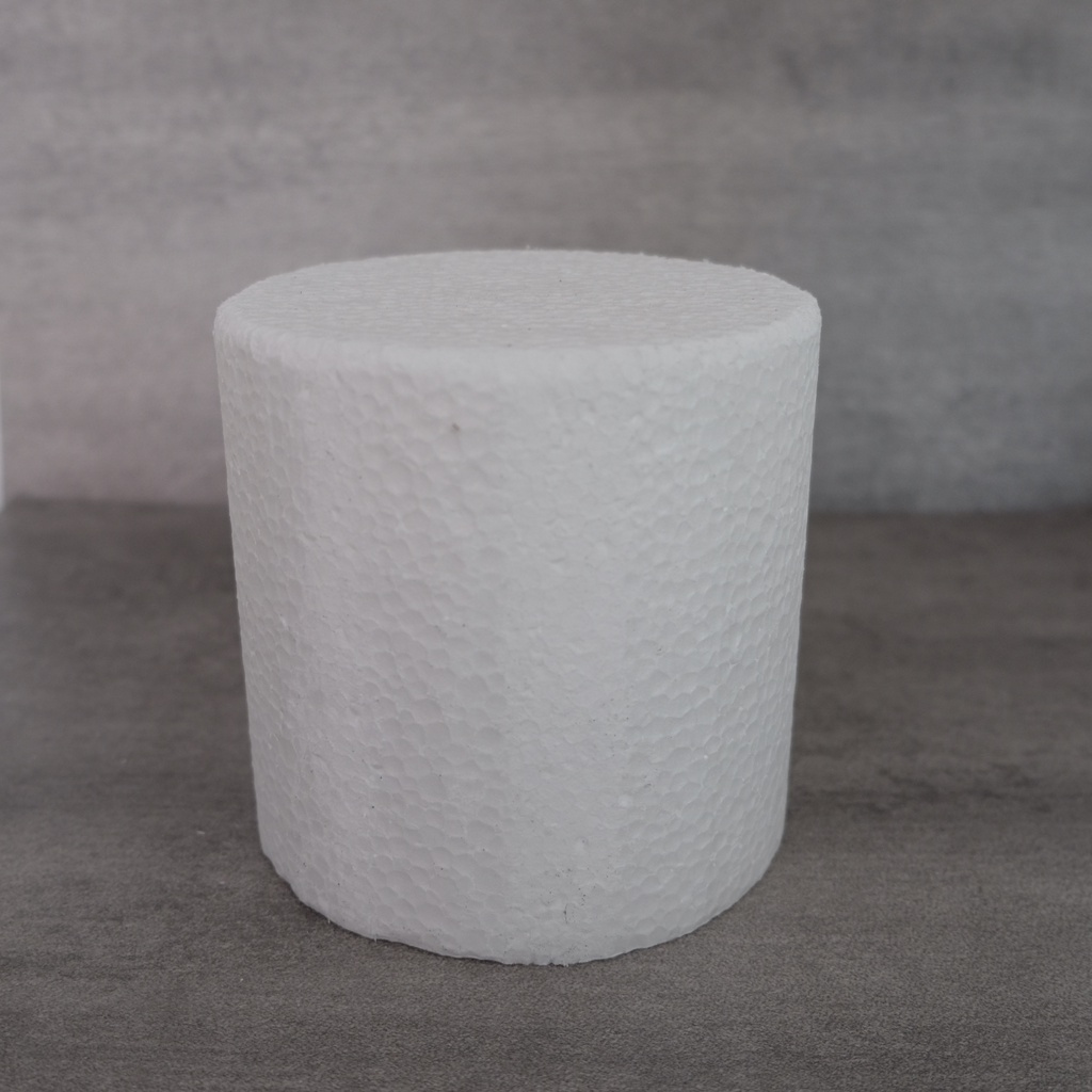 Jual GABUS BULAT KUE TINGGI 10CM / GABUS DUMMY CAKE STYROFOAM BULAT ...