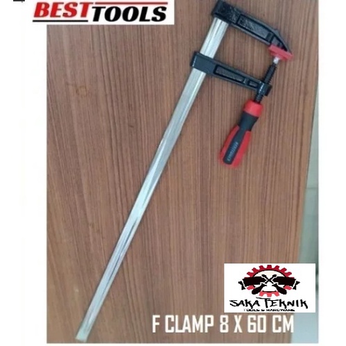 Jual BESTTOOLS F Clamp Catok Pres Kayu Klem F Penjepit 80 X 600mm ...