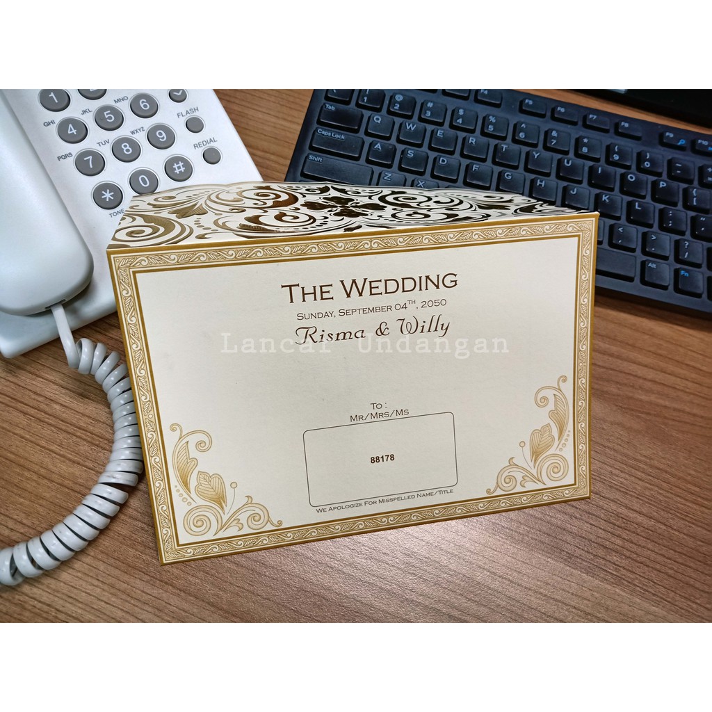 Jual UNDANGAN PERNIKAHAN / UNDANGAN MEWAH/ UNDANGAN UNIK/ UNDANGAN ...