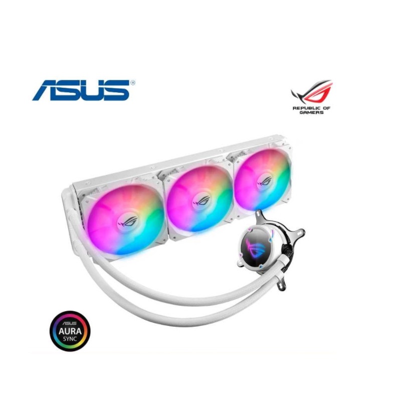 Jual ASUS ROG STRIX LC 360 RGB WHITE EDITION | Shopee Indonesia