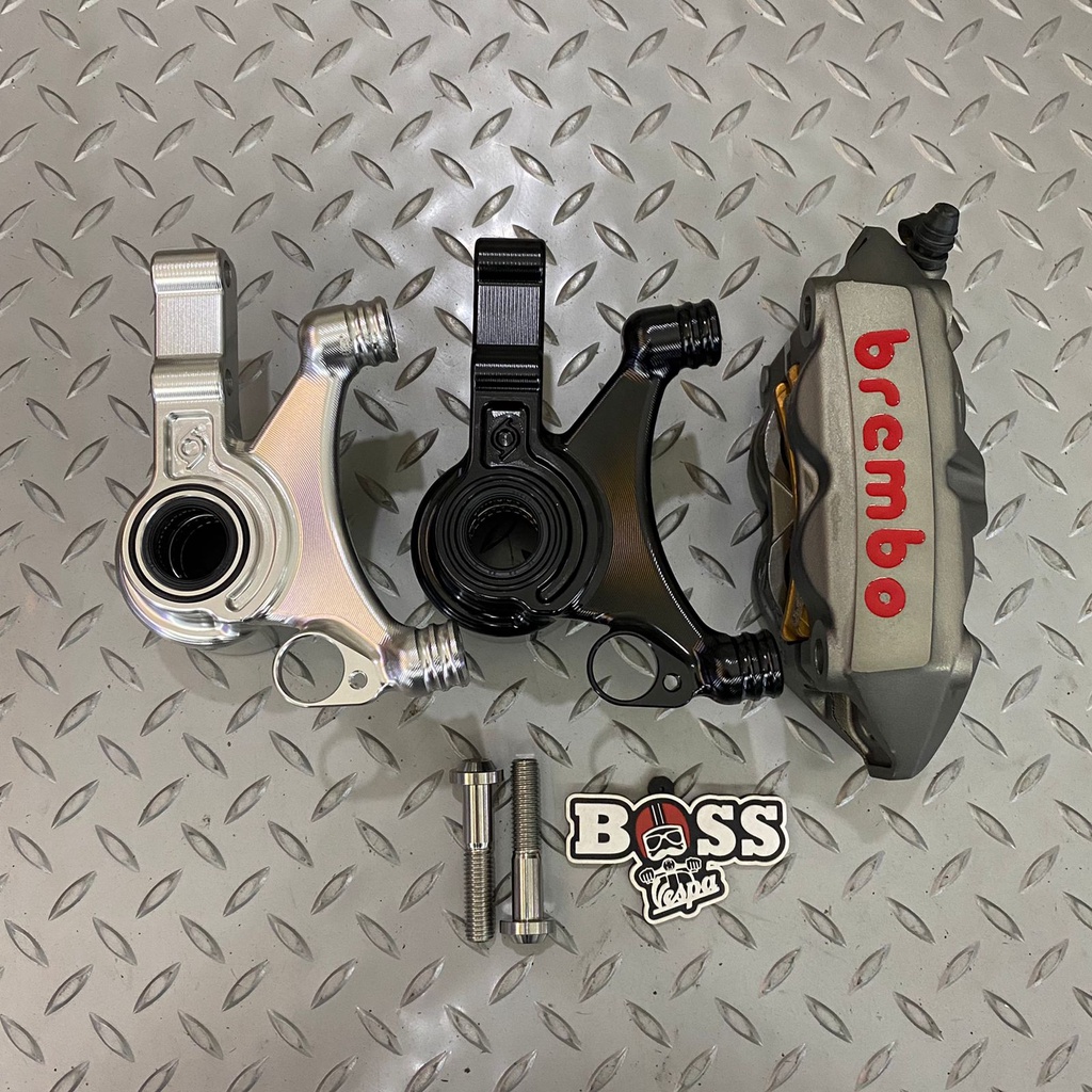 Jual Brembo M4 Grey Monoblock 100mm + Axle Seating 1O1 Factory Sprint ...