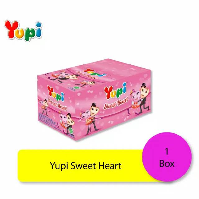 Jual YUPI SWEET HEART (12 x 15 gr) | Shopee Indonesia
